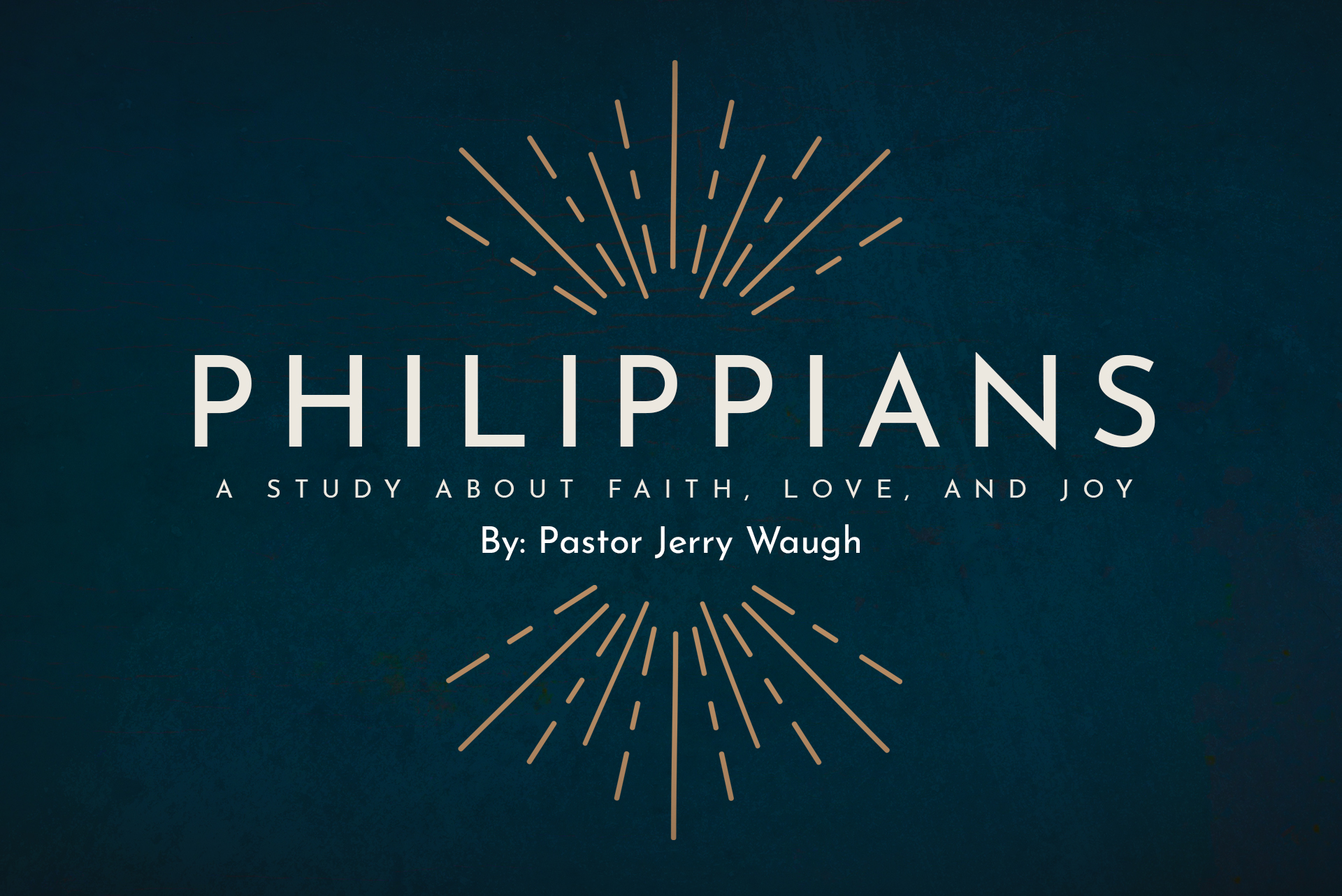 Philippians: A study about faith, love, and joy - Northcliffe Church